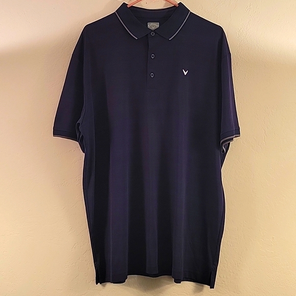 Callaway | Shirts | Callaway Golf Polo Mens Xl Navy Blue | Poshmark